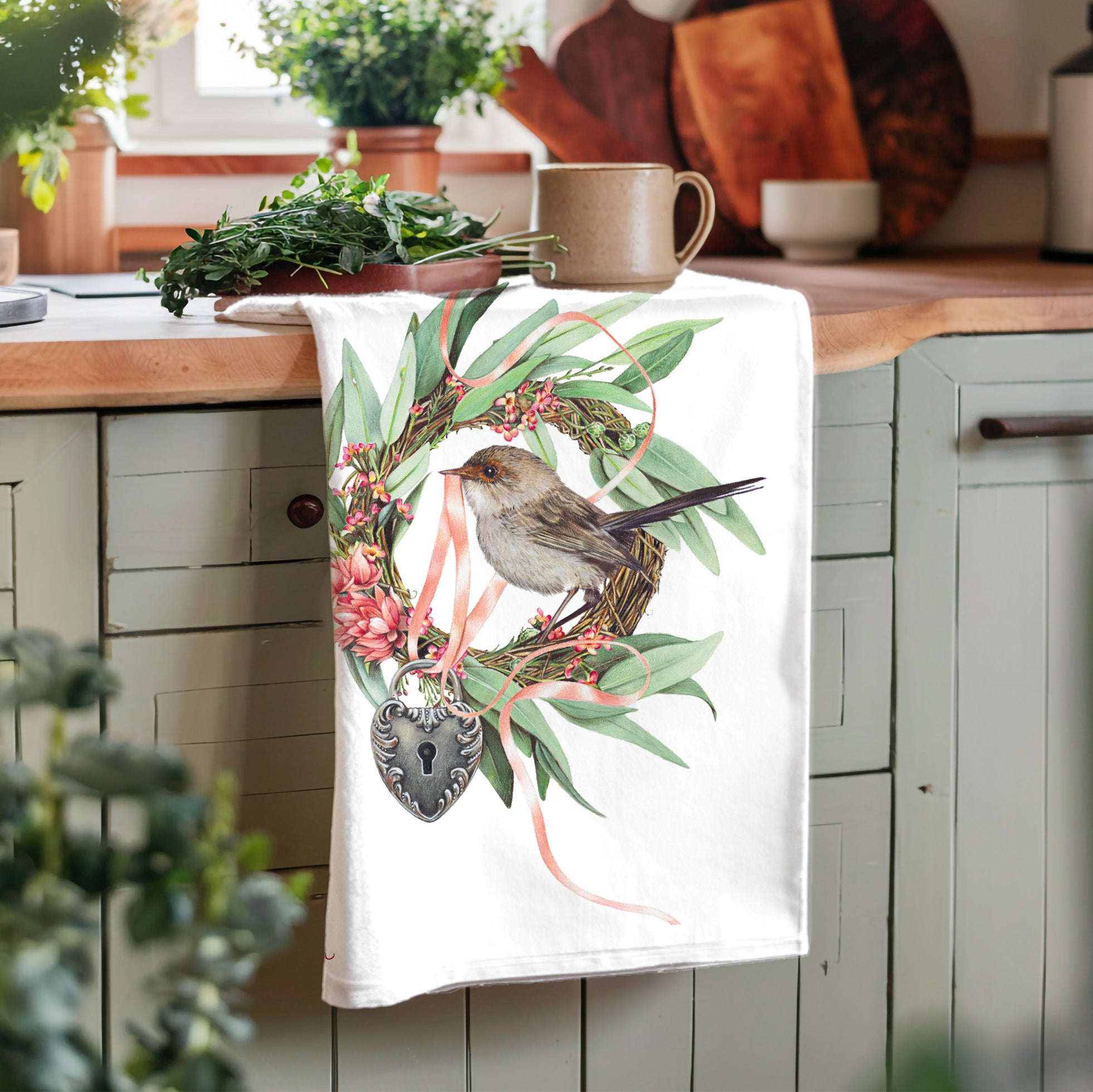 Superb Fairy Wren - Tea towel – Hayley Wilson