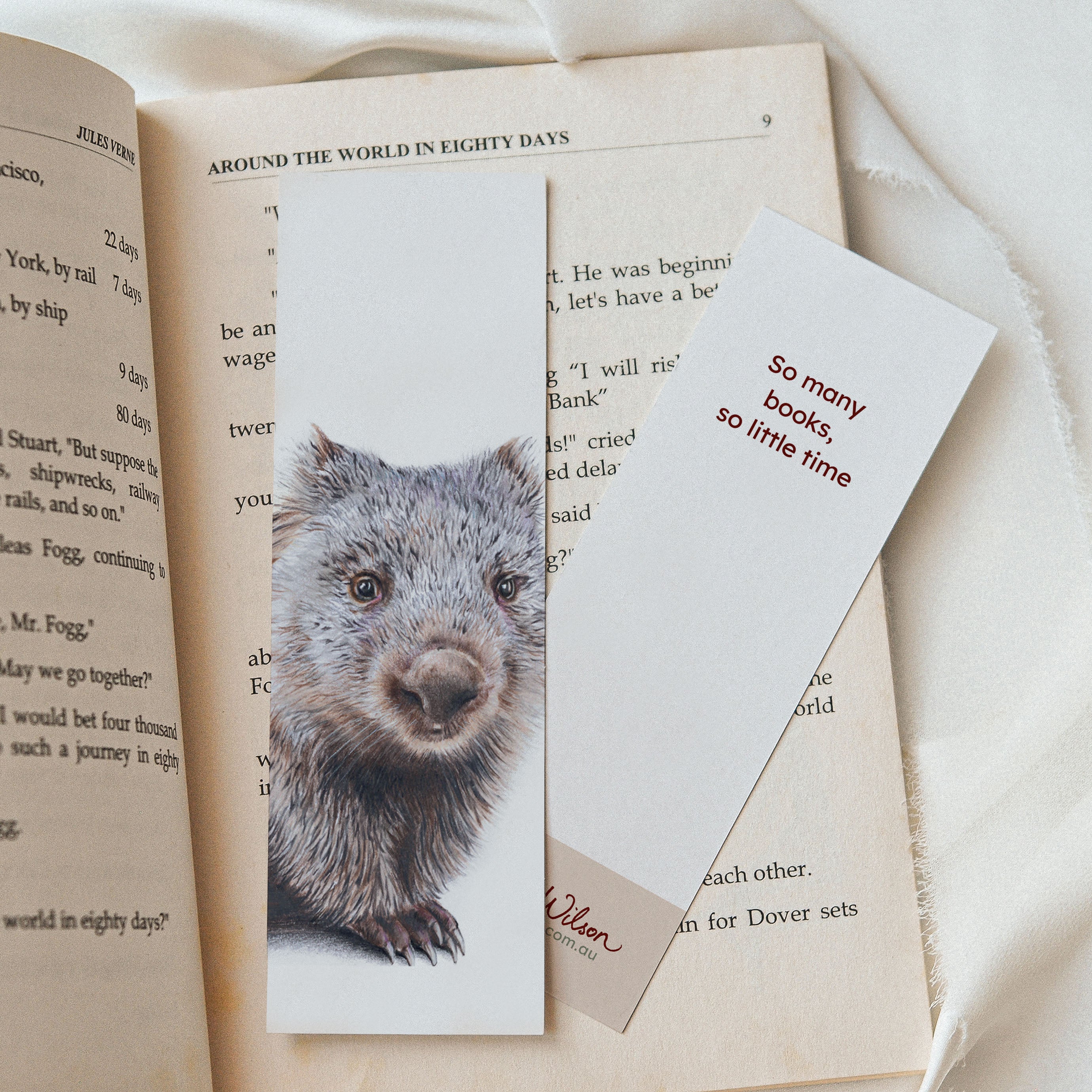 Wombat - Bookmark – Hayley Wilson