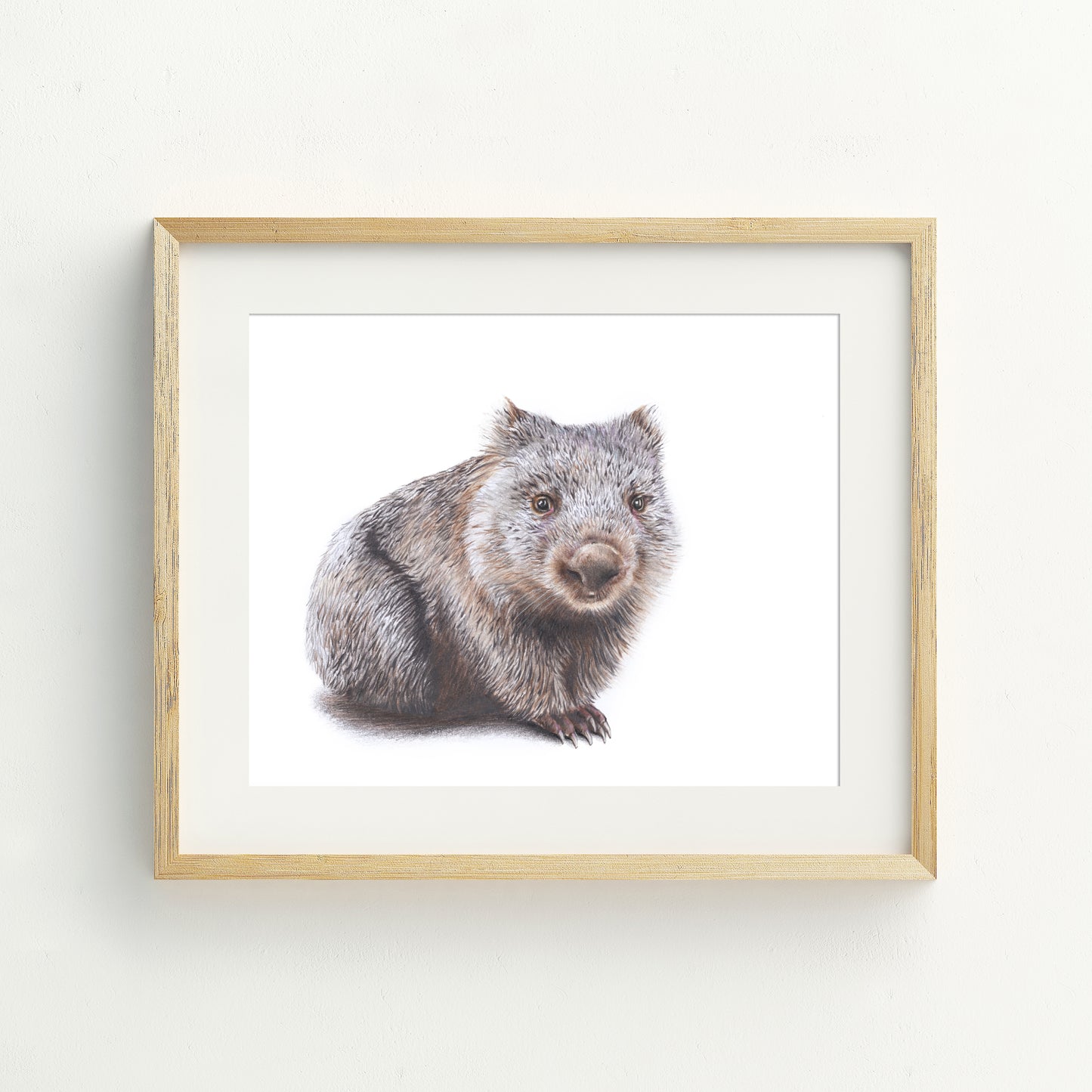 Wombat Fine Art Print – Hayley Wilson